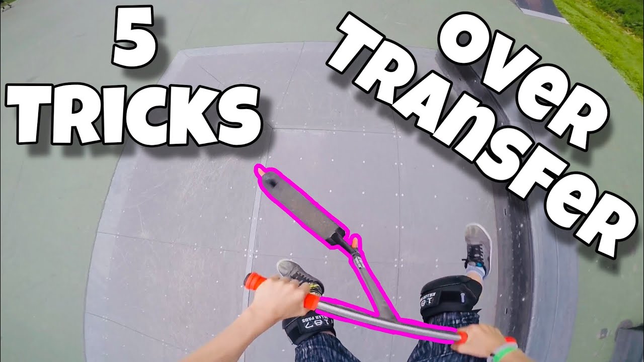 TOP 5 EASY TRANSFER TRICKS ON SCOOTER! - YouTube