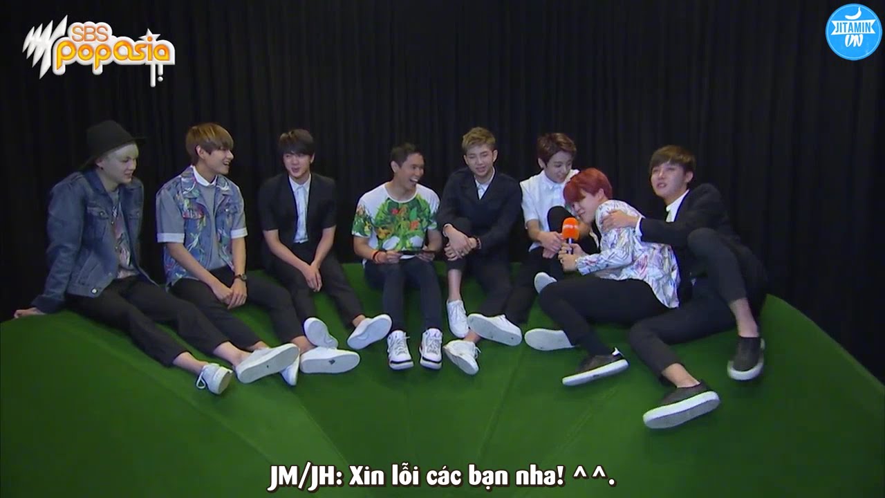 [JITAMIN VN][Vietsub] 150711 BTS fan chat at SBS PopAsia - YouTube