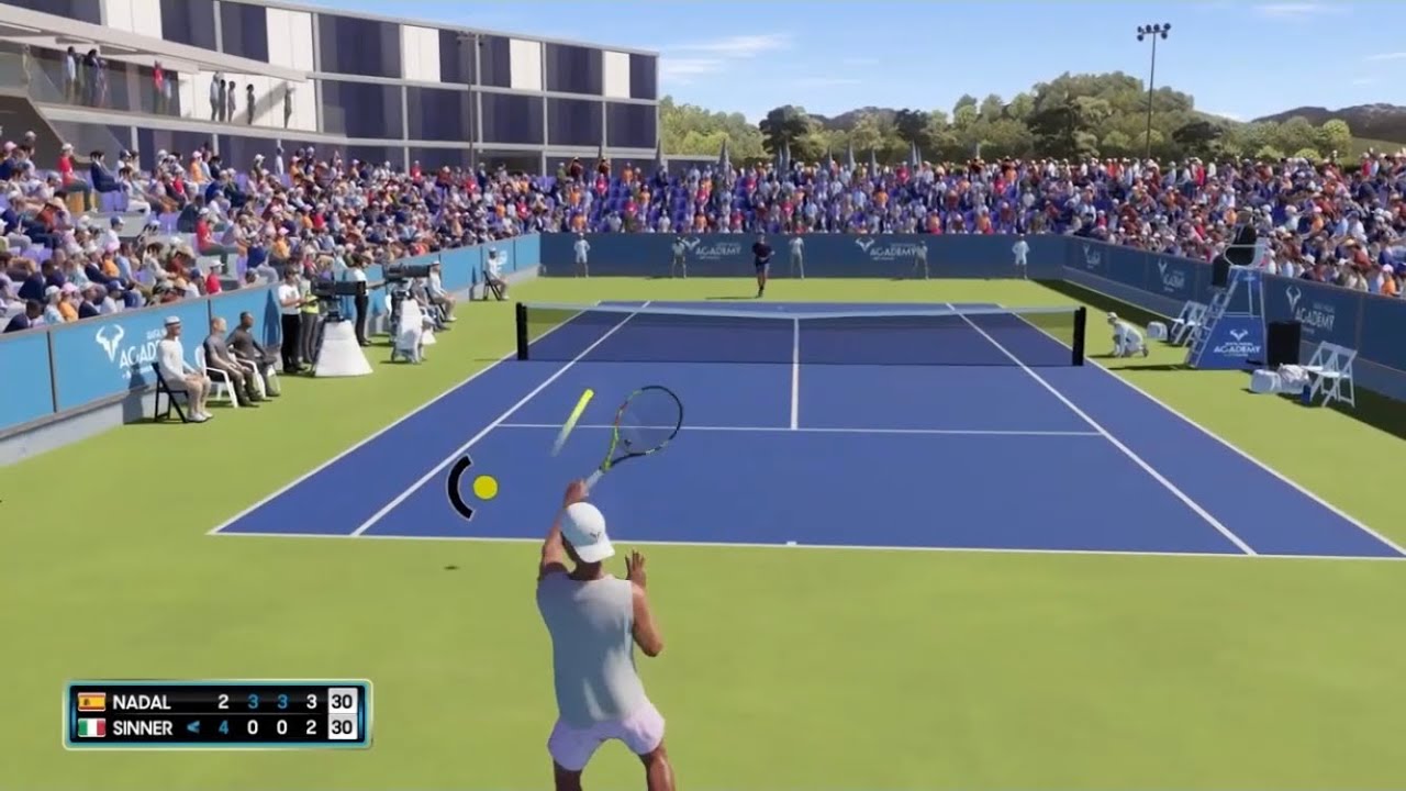Nadal practice match vs Sinner | Nadal Academy - YouTube