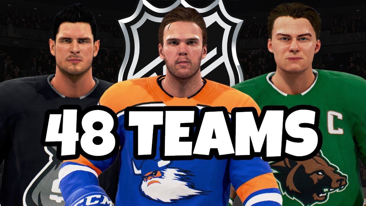 I Expanded the NHL To 48 Teams - YouTube