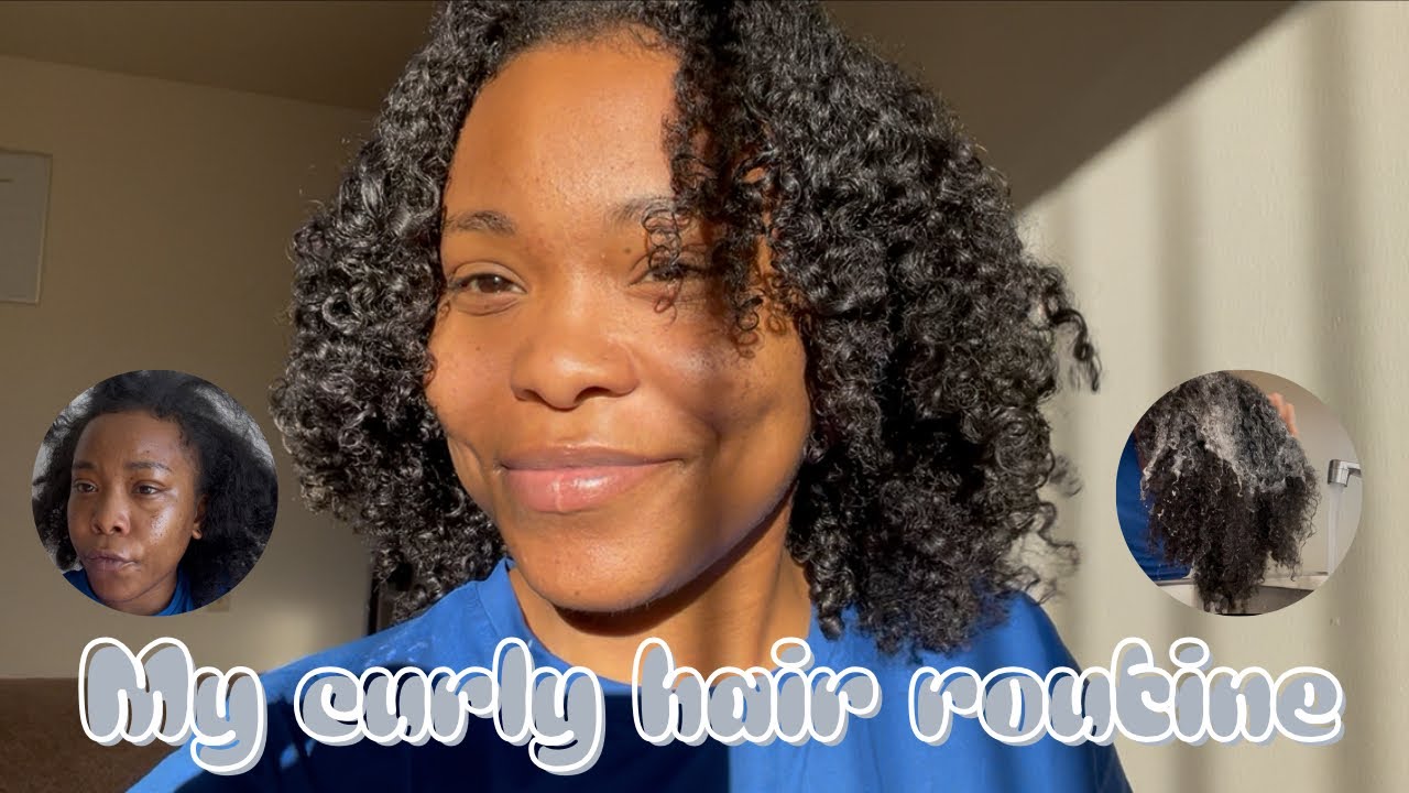 My Curly Hair Routine - YouTube