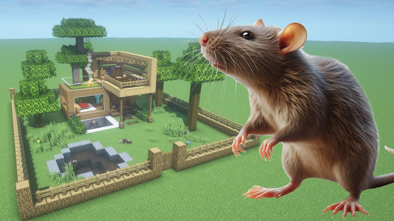 How To Make a Rat Farm in Minecraft PE - YouTube