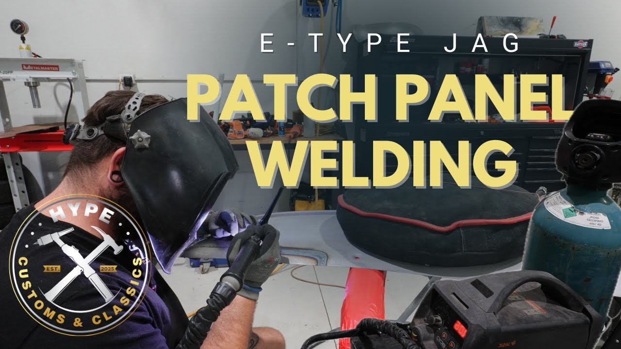 TIG Welding a Patch Panel for a Jaguar E-Type — Full Step-By-Step - YouTube