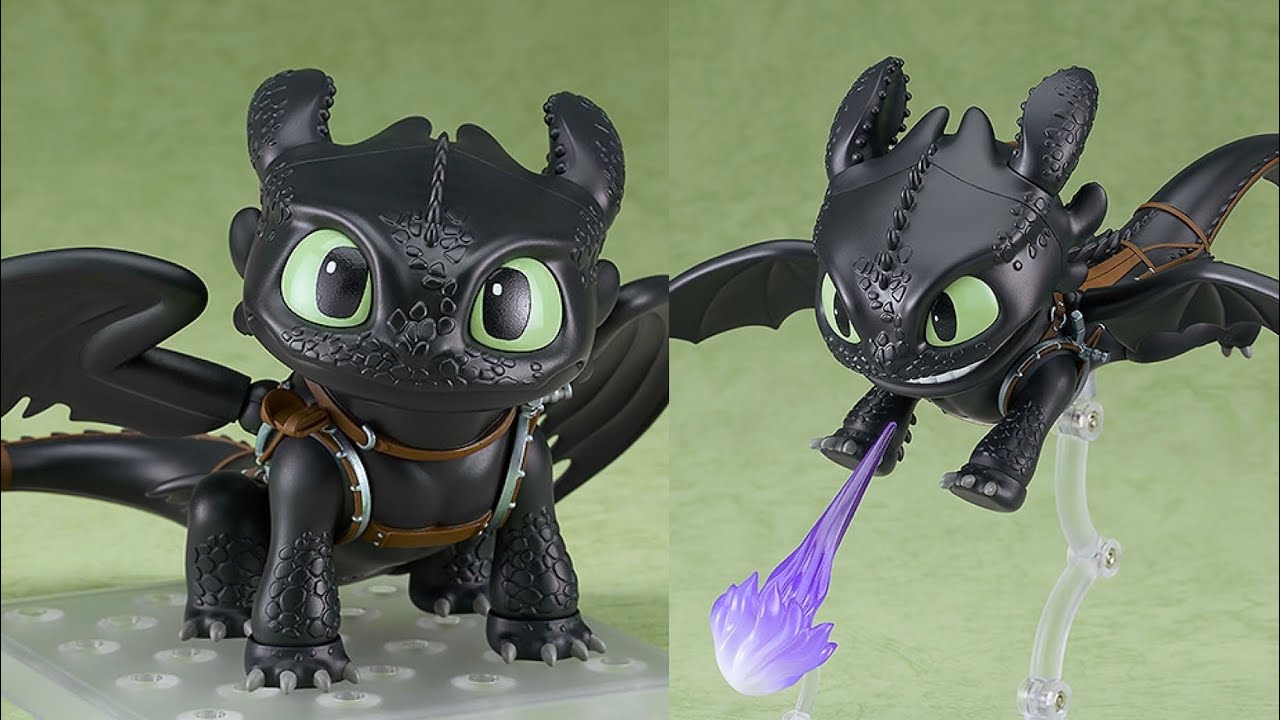 New How to Train Your Dragon Nendoroid No.2238 Toothless revealed - YouTube