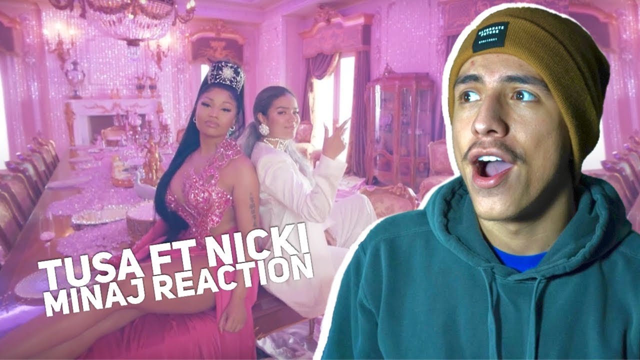 KAROL G- TUSA FT NICKI MINAJ MUSIC VIDEO REACTION|E2 reacts - YouTube