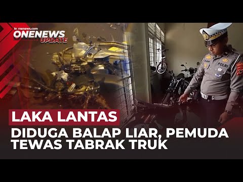 Kecelakaan Maut ByPass Cirebon, Pengendara Motor Tewas Hantam Truk Boks | OneNews Update