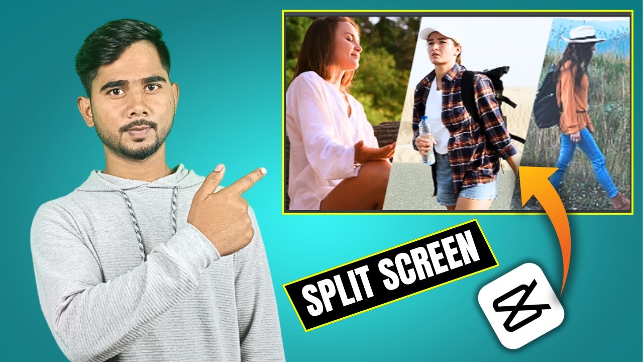 Create Split Screen | Capcut PC Tutorial | Video Editing #capcut #splitscreentutorial # ...