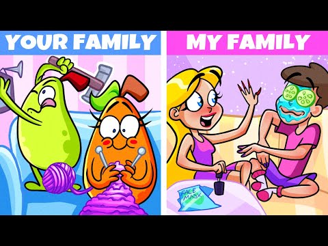 Other Families vs My Crazy Family || Hacks For Different Types