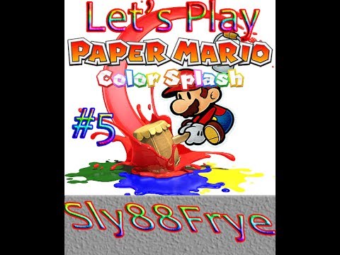 Let's Play Paper Mario Color Splash Part 5 - Roshambo Temple #1 - Port ...