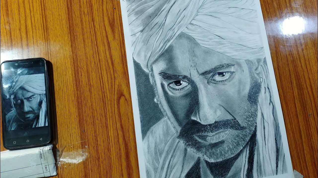 Tanhaji : The Unsung Warrior | Ajay devgan | (drawing) - YouTube