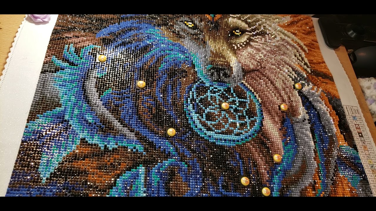 DAC Wolf Dreamcatcher completion. - YouTube