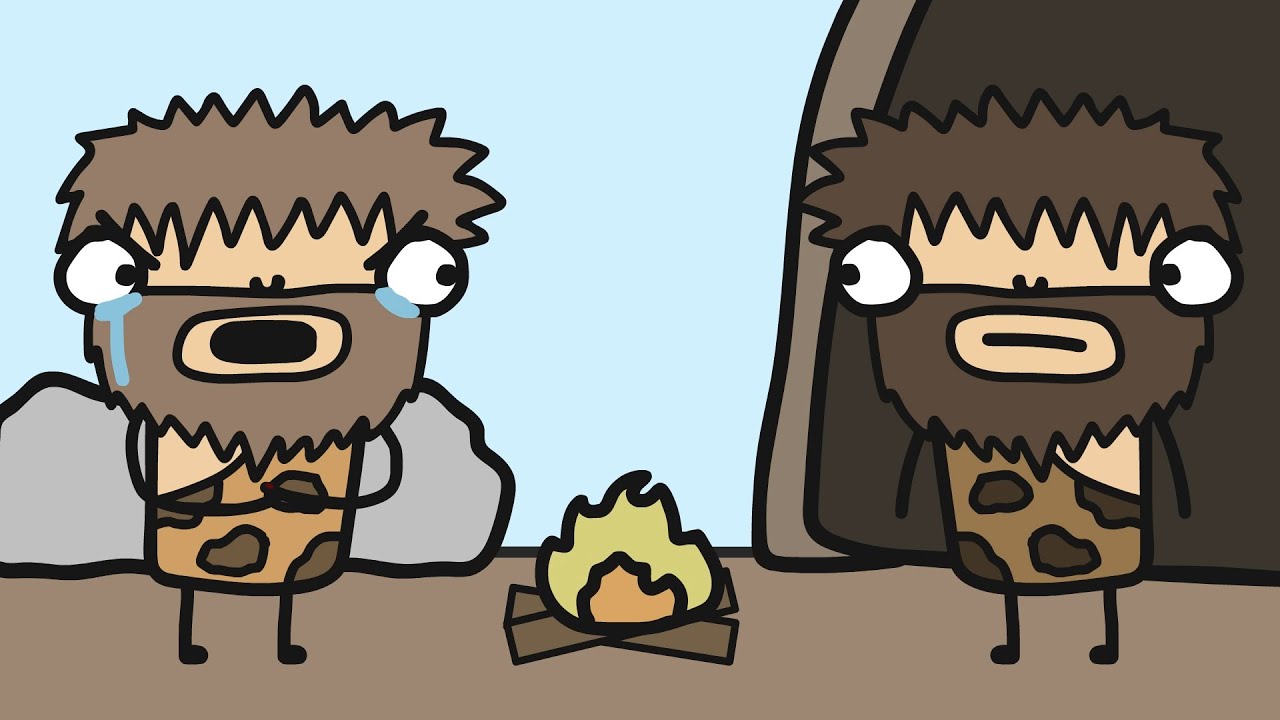 The caveman that invented fire - YouTube