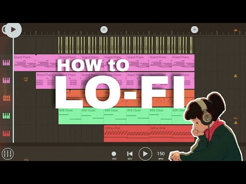 How to make Lo-Fi beats on Fl studio mobile - YouTube