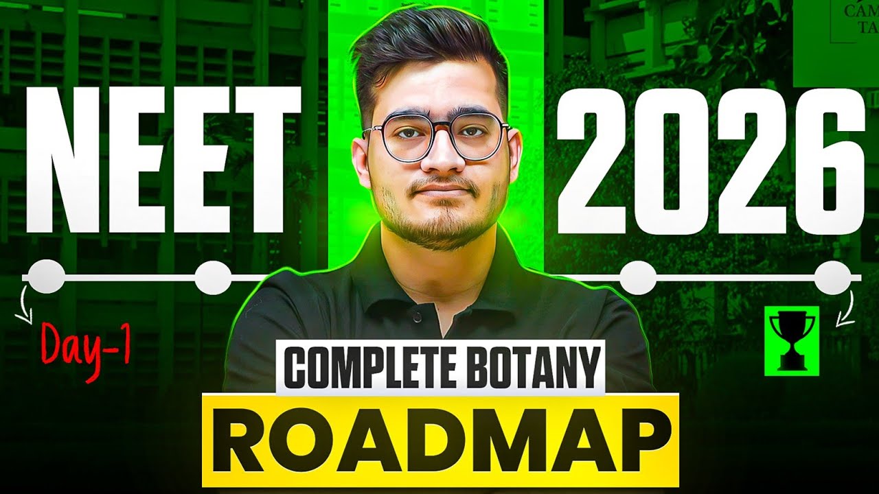 Complete BOTANY RoadMap for NEET DROPPERS 2026 || Vipin Sir - YouTube