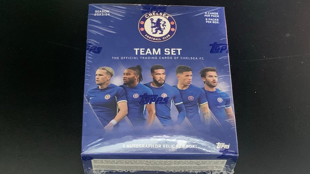 LOW NUMBERED AND LEGEND AUTO! *OFFICIAL* Topps Chelsea FC TEAM SET ...