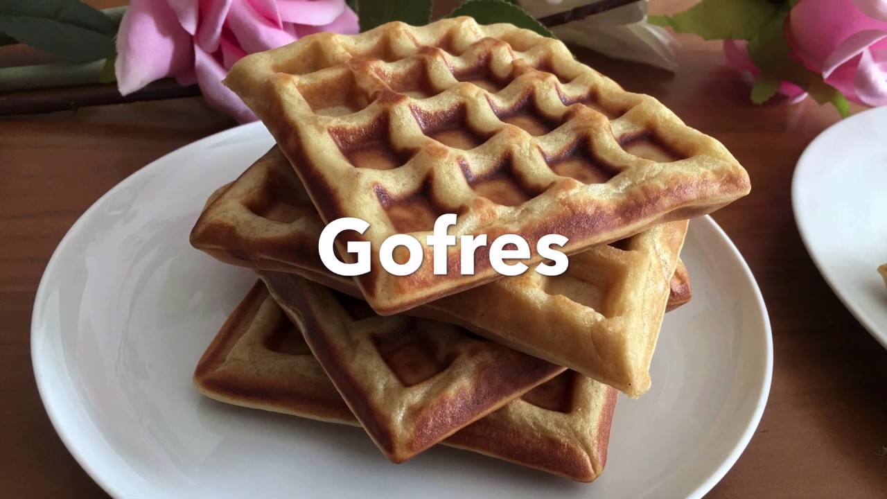 Gofres Caseros- Recetas By Fany - YouTube