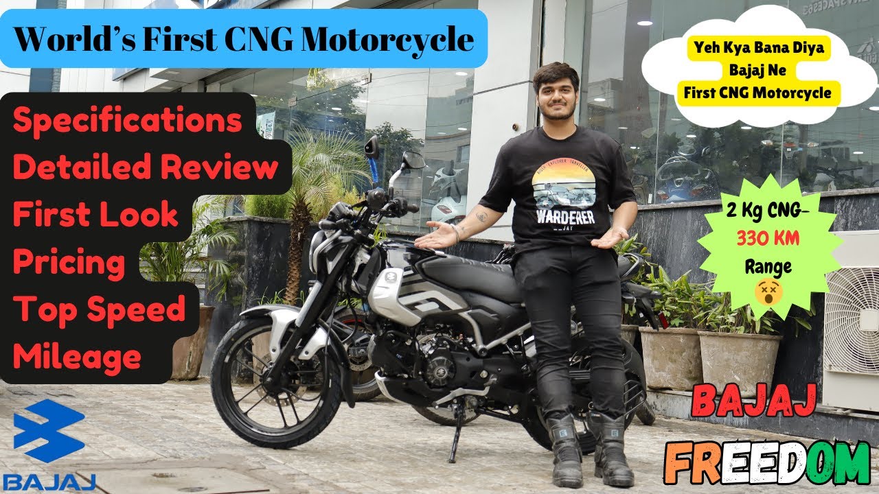 World's First CNG Motorcycle - Everything You Need To Know - YouTube