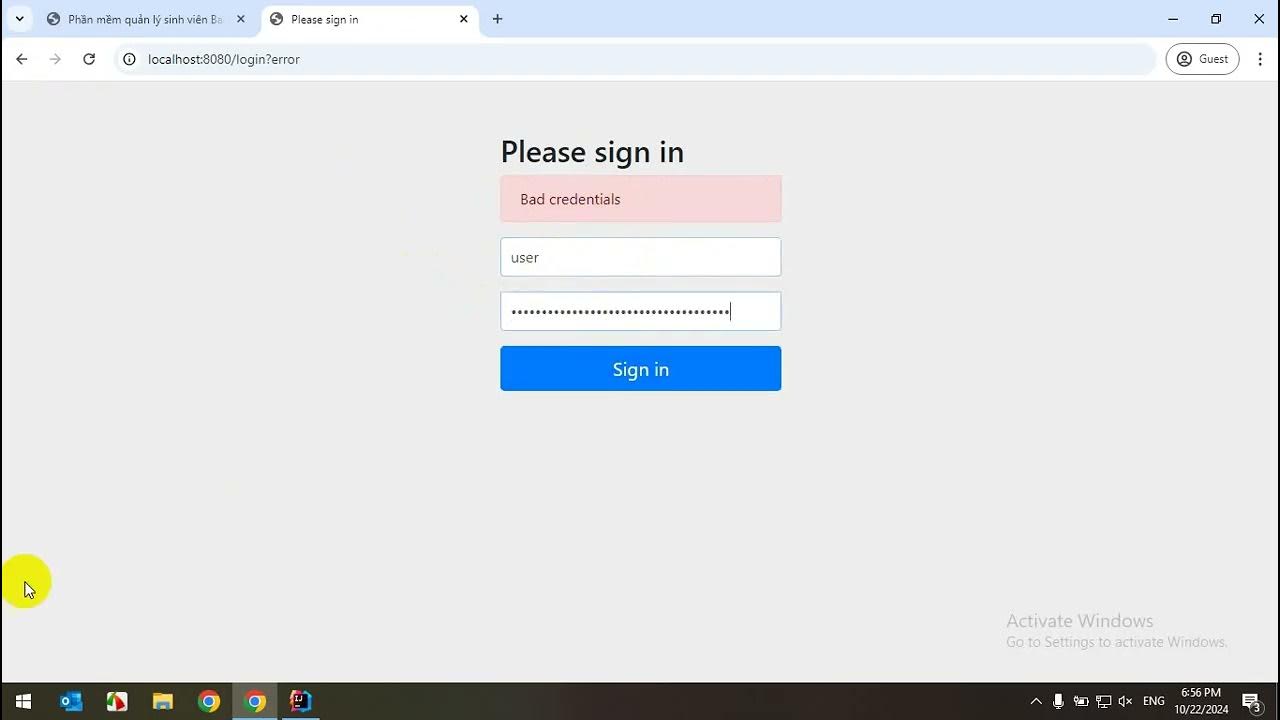 Demo Register Login Logout - YouTube