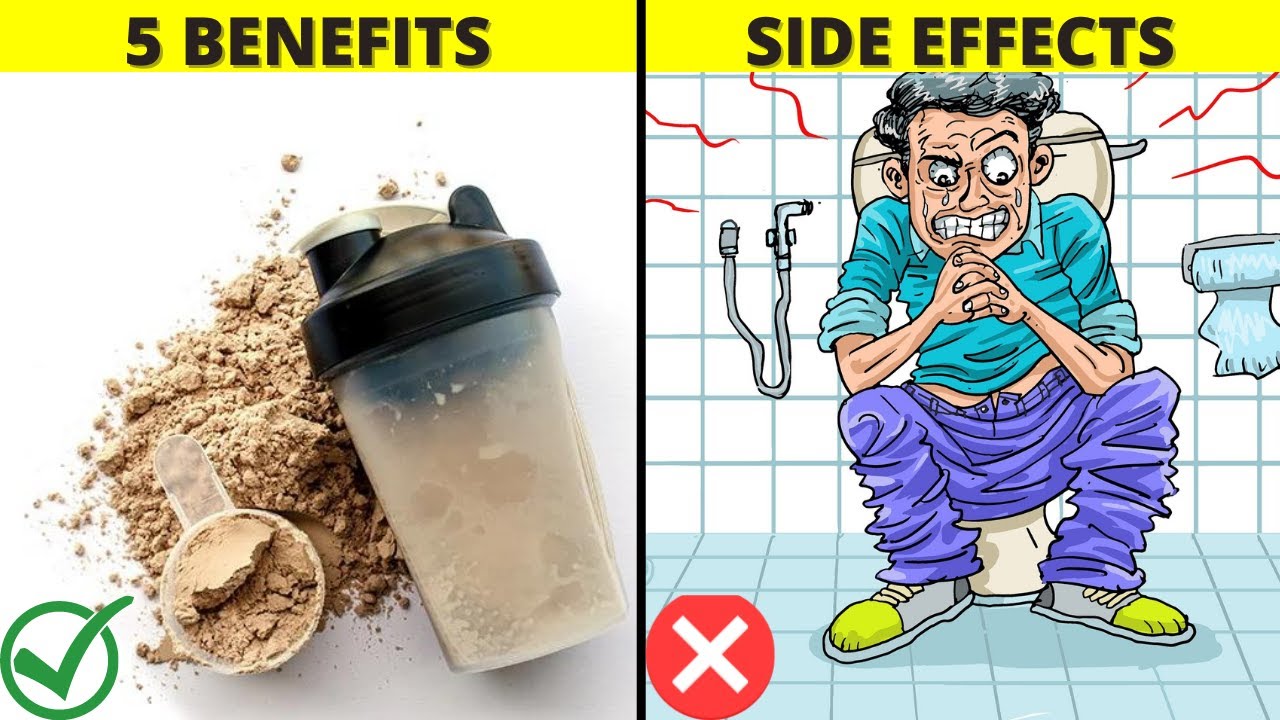 PROTEIN POWDER SHAKES | 5 BENEFITS AND SIDE EFFECTS - YouTube