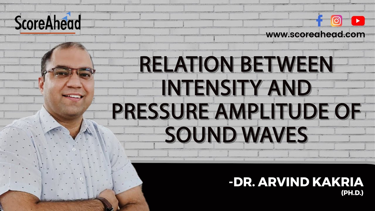 3 Relation between Intensity and Pressure amplitude of sound waves ...