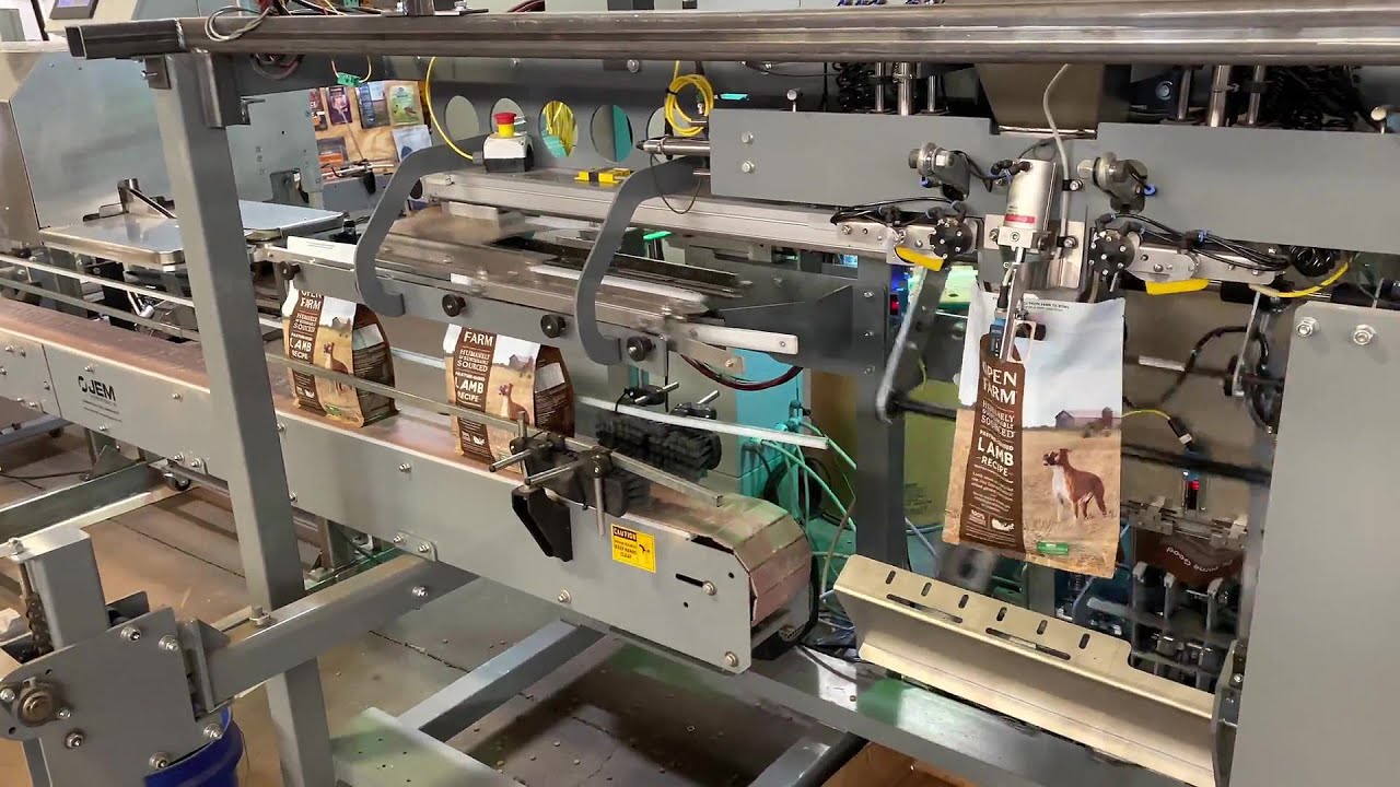 Automated Bagging Machine for Stand Up Pouches or Doypacks - YouTube