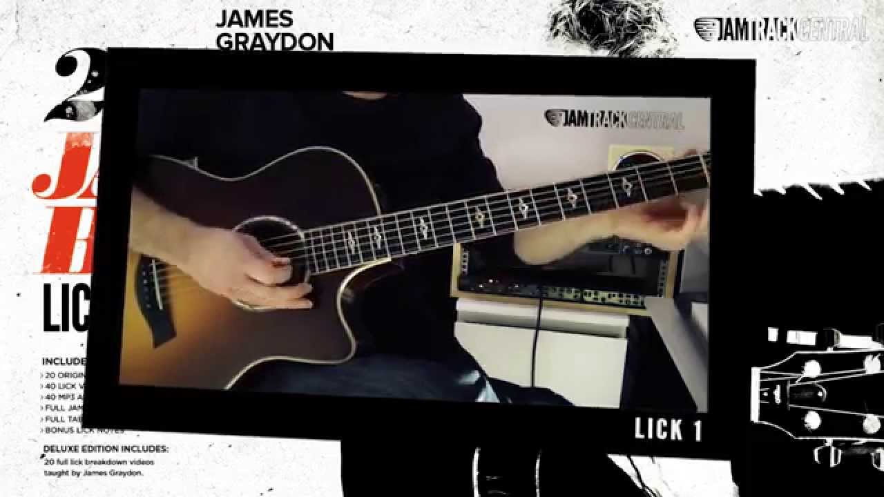 James Graydon's 20 Acoustic Jazzy Blues Licks!! | JTCGuitar.com - YouTube