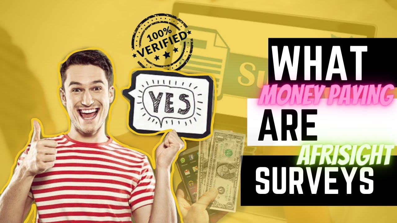 how to make money with online surveys- afrisight - YouTube