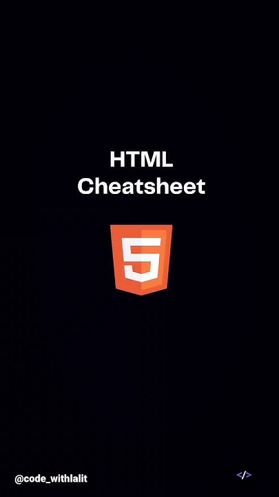 Html Cheatsheet🧑‍💻 Coding Programming 2024 Html Htmlcss Htmltutorial Cheatsheets