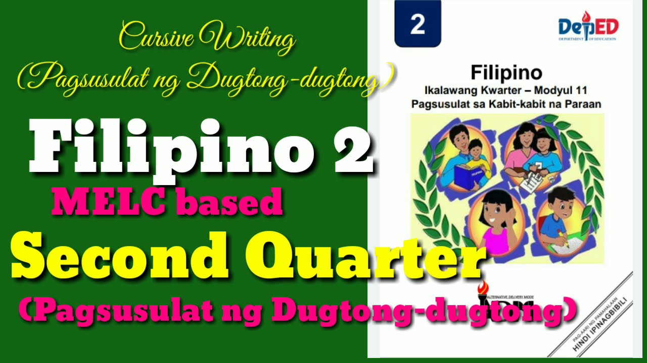 Pagsusulat ng Dugtong-Dugtong(Cursive Writing) - YouTube