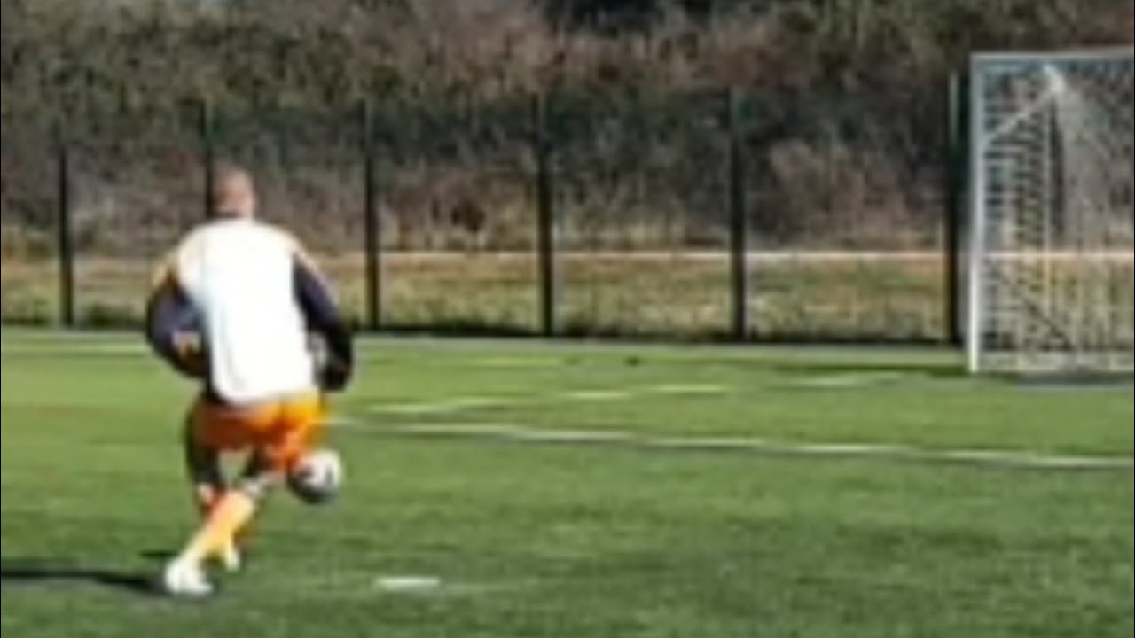 Football - How To Master One Touch Finish On Reverse Cut Ball - YouTube