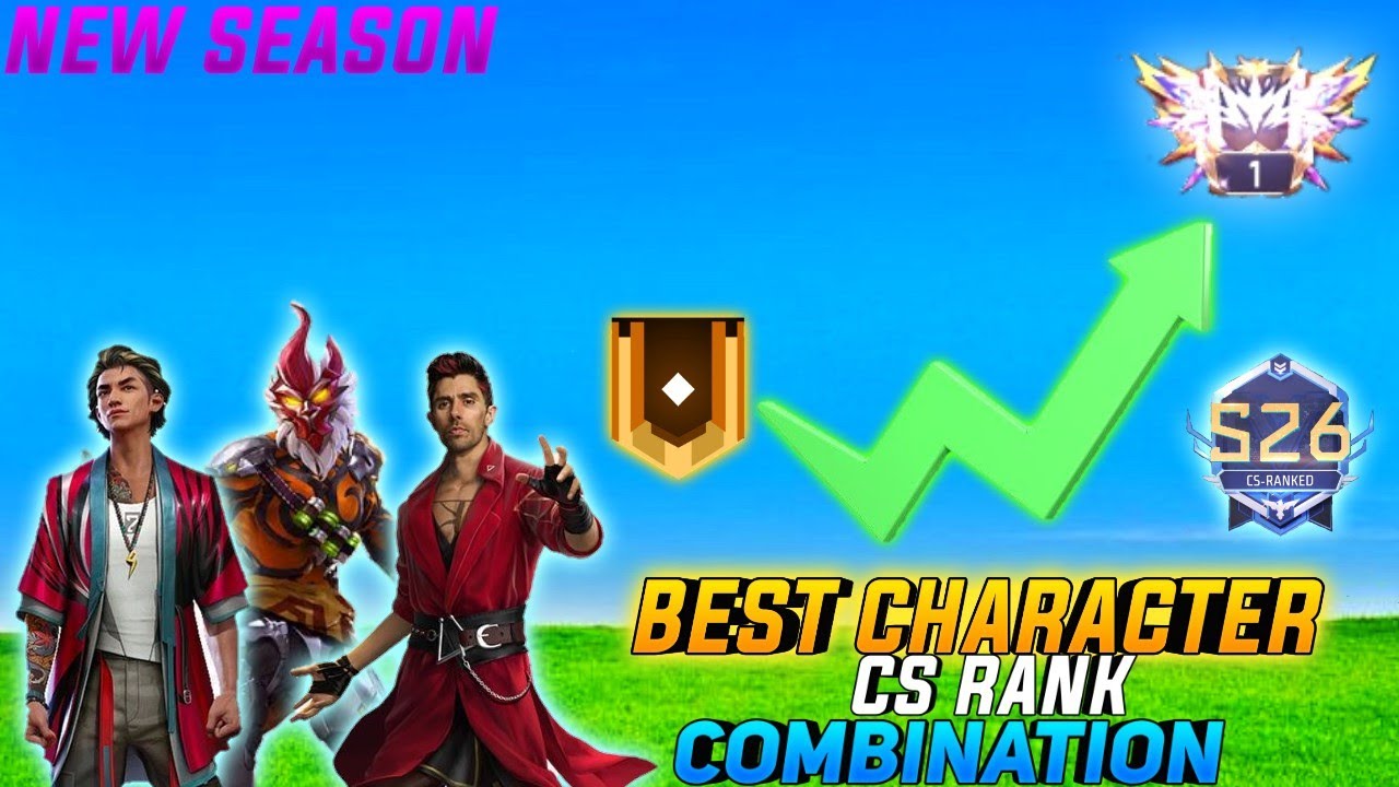 best character combination for *CS RANK* || cs rank 🤯 best character ...