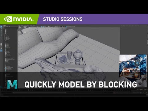 How to Prepare A Simple 3D Model Blocking in Autodesk Maya w/ Brian Lai ...