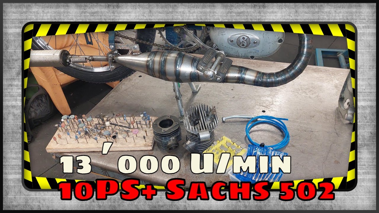 10Ps+ Sachs 502 Badass Diablo Zylinder tuning - YouTube
