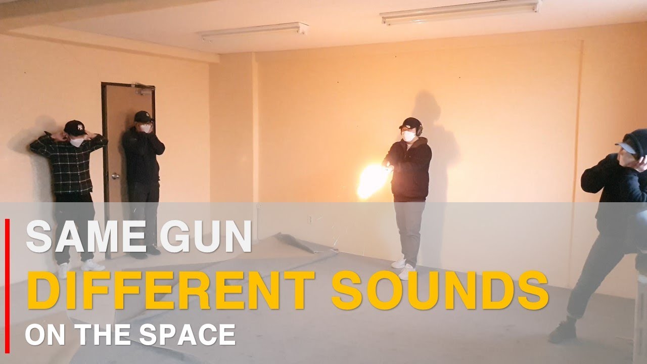 Same gun, but different sounds in different Location - YouTube