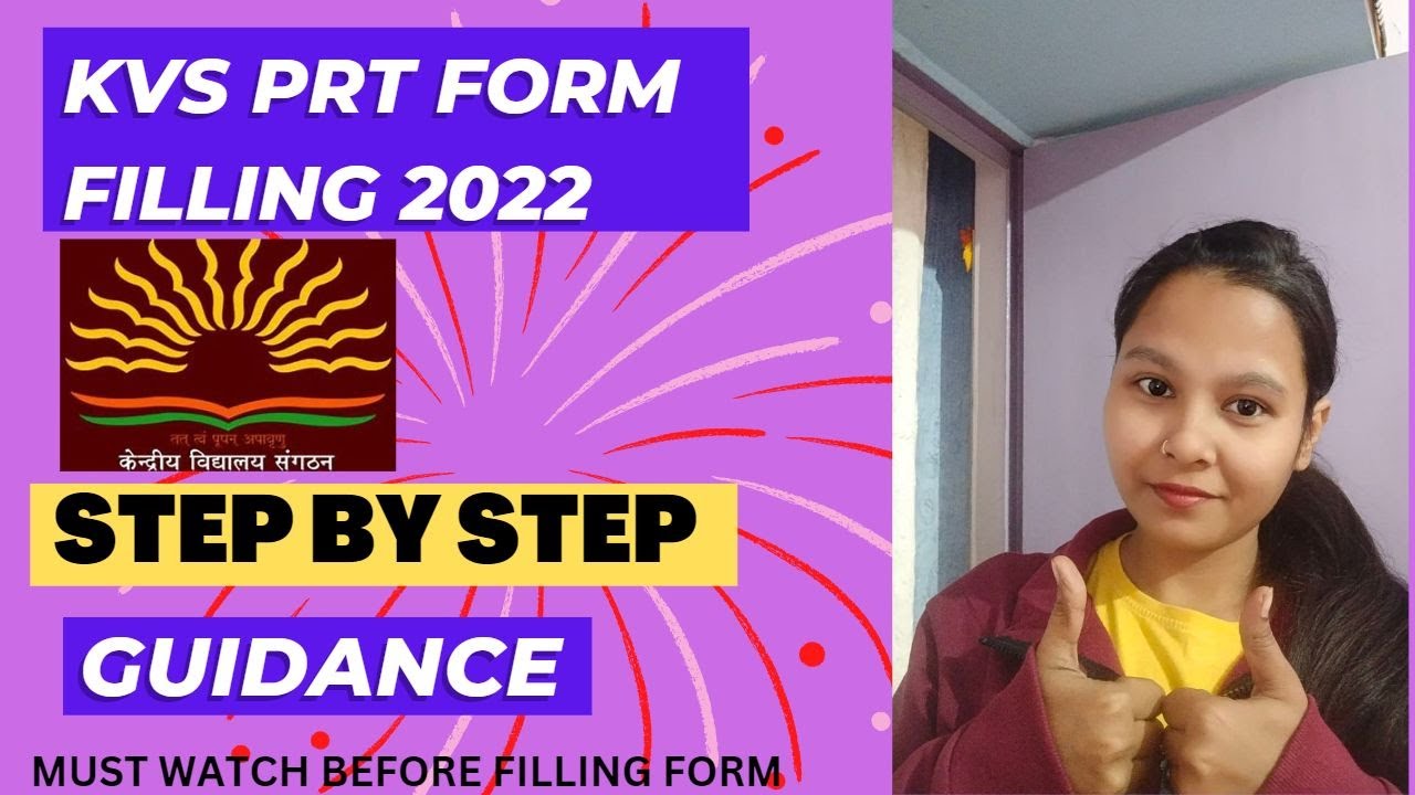 KVR PRT FORM FILLING 2022/ STEP BY STEP GUIDANCE/ KVS PRT FORM FILL ...