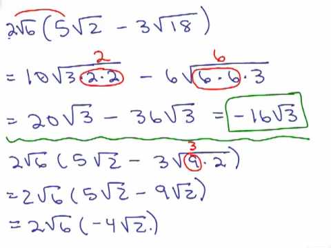 Square Roots and Radicals 13 - YouTube