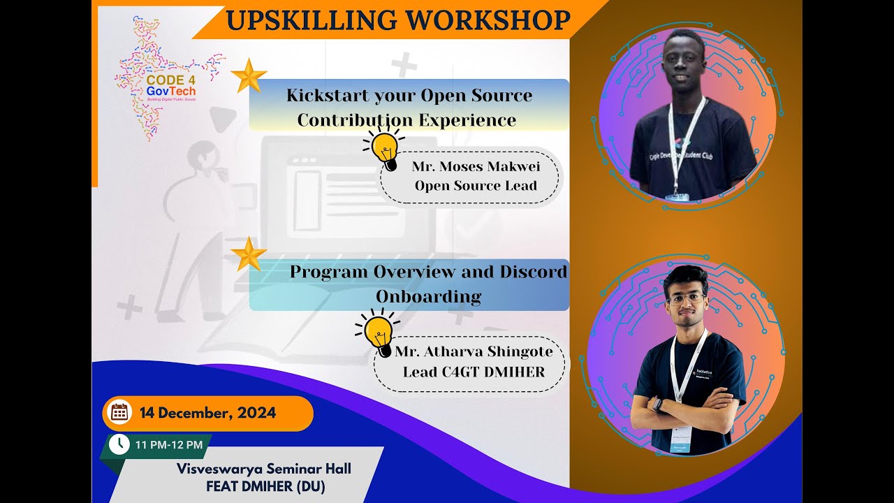 C4GT Upskilling Workshop - YouTube