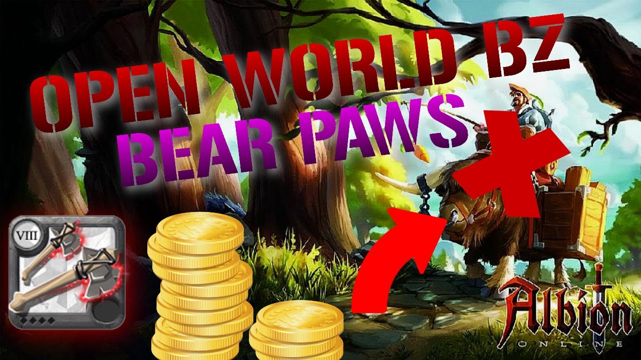 OPEN WORLD BZ | BEAR PAWS GANKING | GIVEAWAY | Albion Online - YouTube