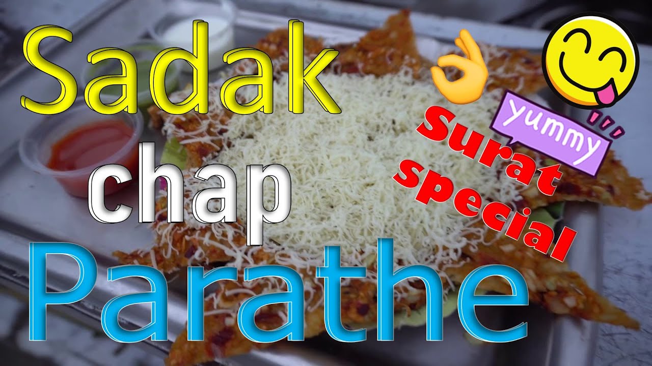 Sadak chap Parathe | Surat Special | Yummy Street Food | #FunAtVlogs ...
