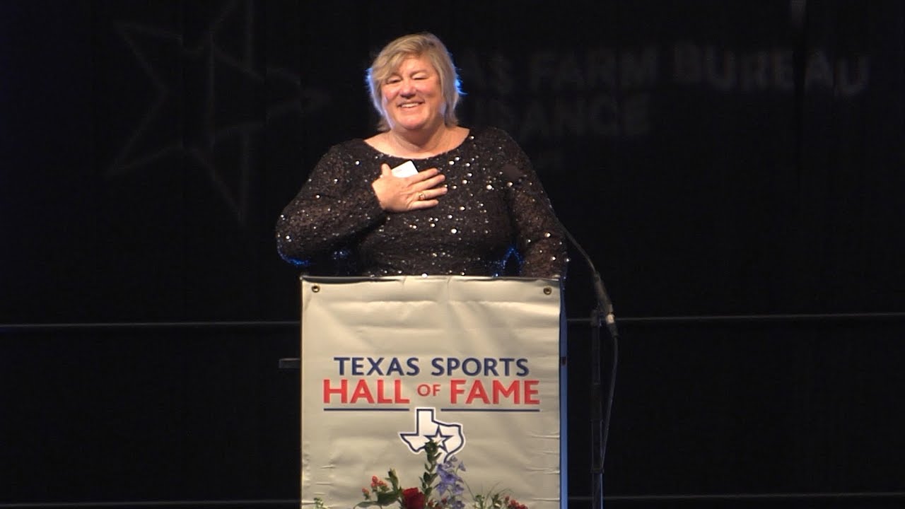 Jill Sterkel Texas Sports Hall of Fame Speech [April 7, 2018] - YouTube