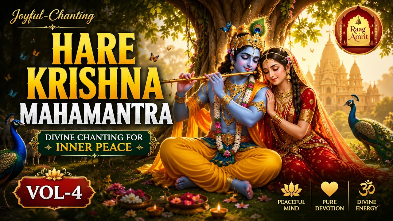 Hare Krishna Maha Mantra | Joyful Devotional Chanting for Inner Peace ...