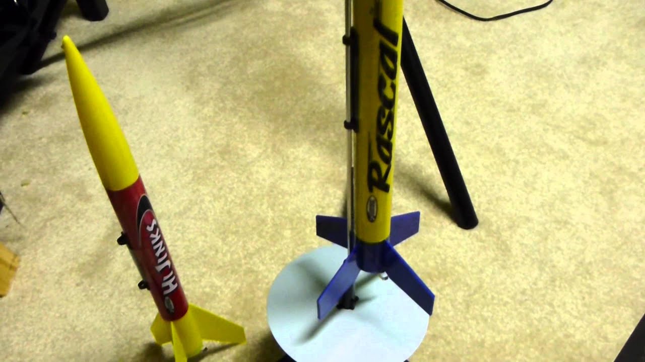 Estes Rascal & Hi Jinks Model Rocket Launch Set Review - YouTube