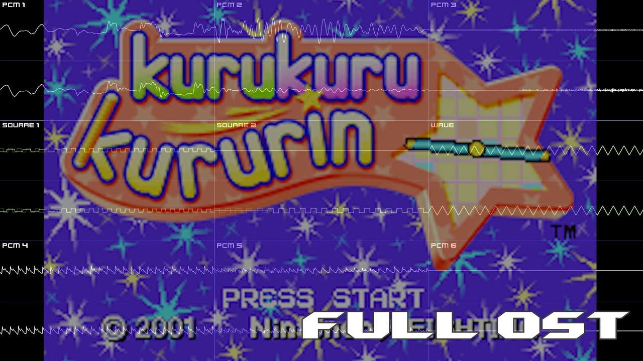 Kuru Kuru Kururin (Game Boy Advance) - Full Oscilloscope View - YouTube