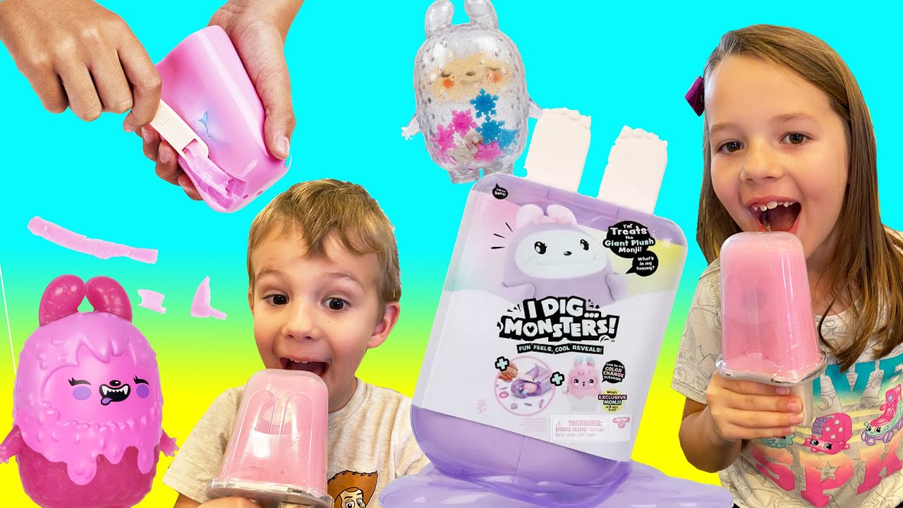 NEW Toys - I Dig Monsters Popsicle Party! - YouTube