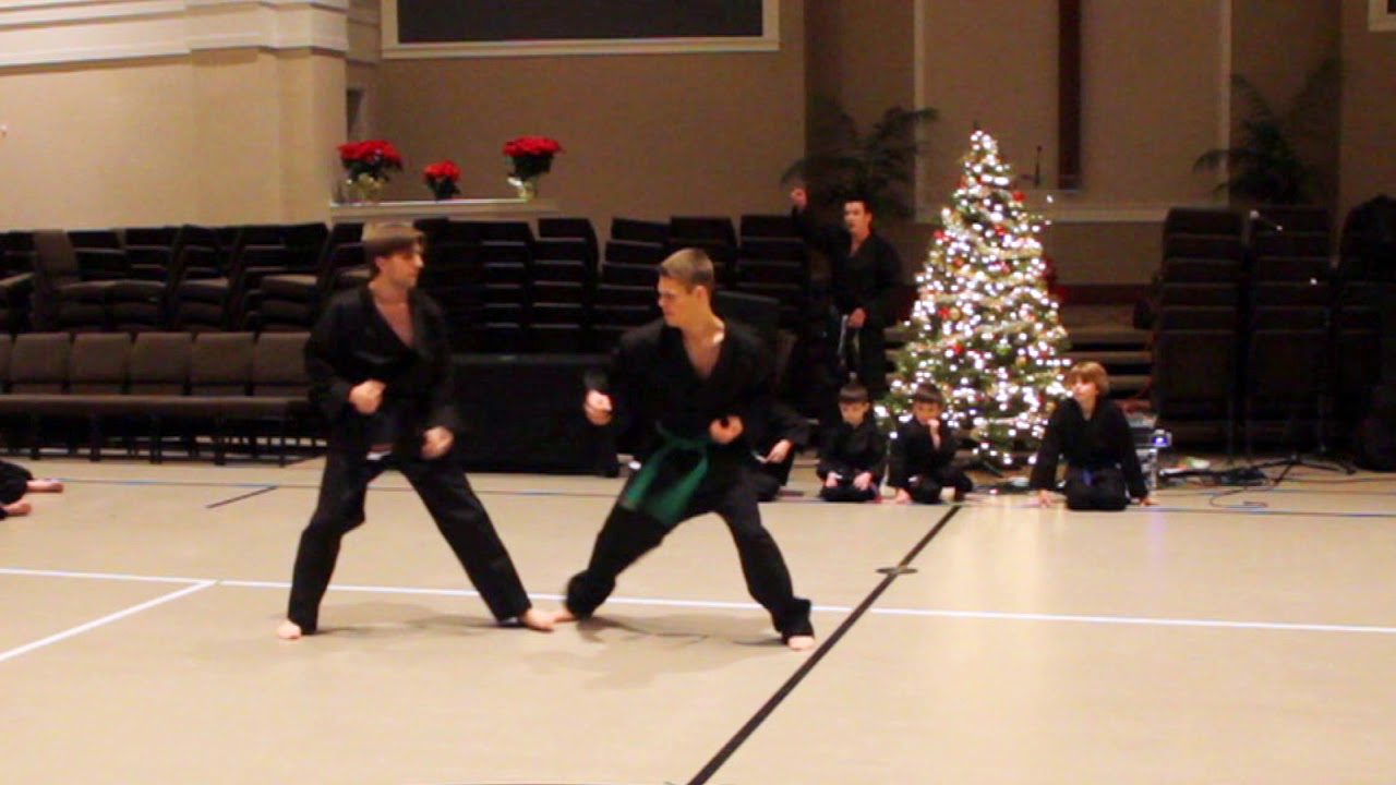 Christmas Karate Fight 2013 - YouTube