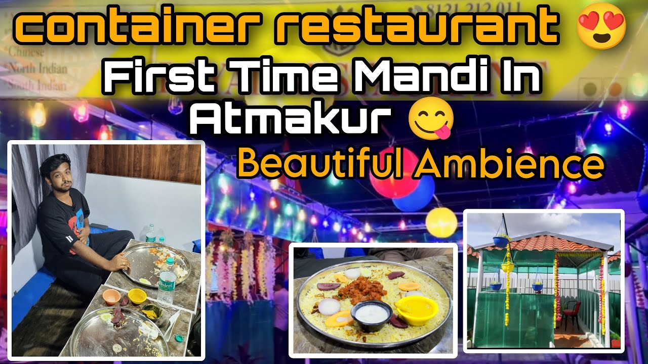 Container Restaurant 😍 || First Time In Atmakur 🥳 ||Telugu Motovlogger ...
