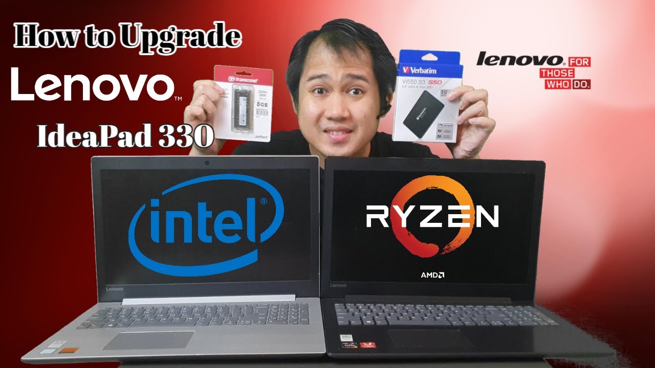 How to upgrade your Lenovo Ideapad 330 - YouTube