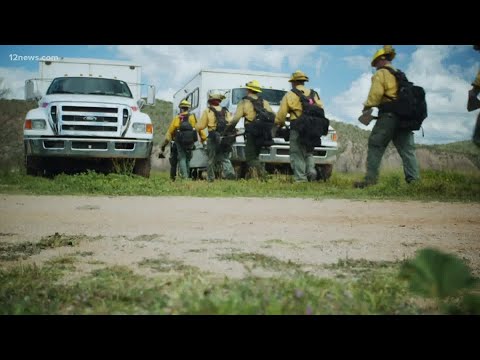 Inmate fire crews gearing up for fire season in Arizona - YouTube