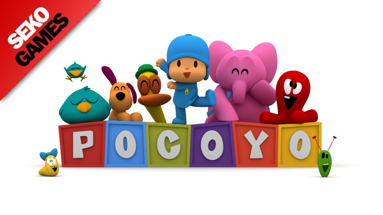 Pocoyo Trampoline Jump video for Kids - YouTube