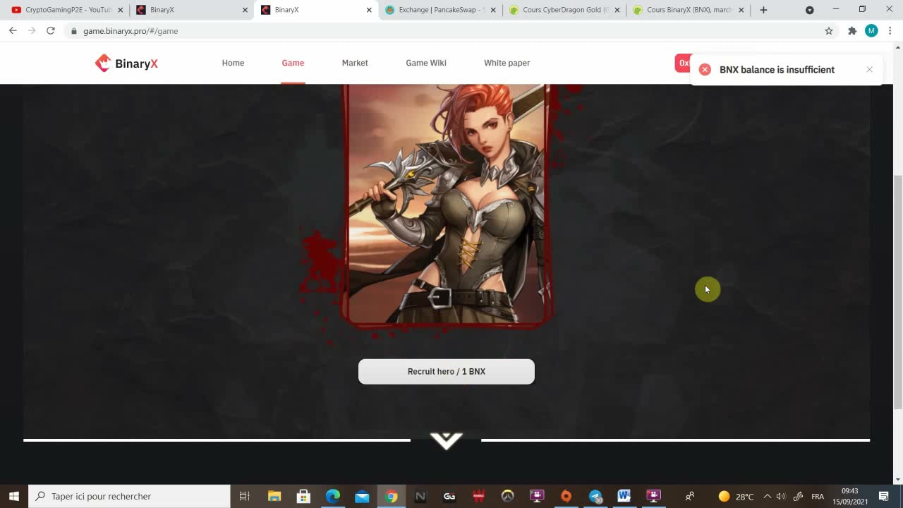 BinaryX Cyber Dragon play to earn (how to start) - YouTube